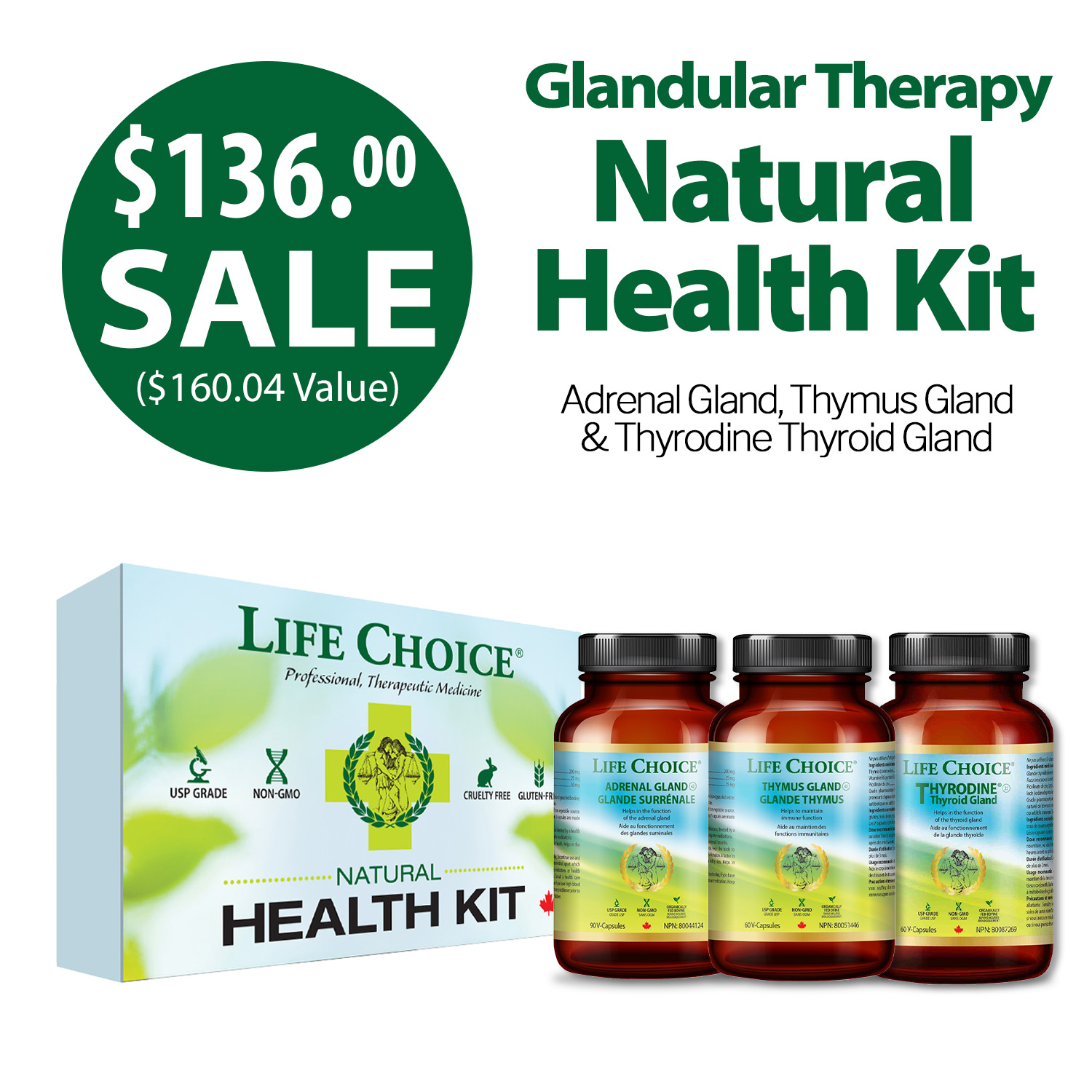 Health Kit Bundle: Glandular Therapy