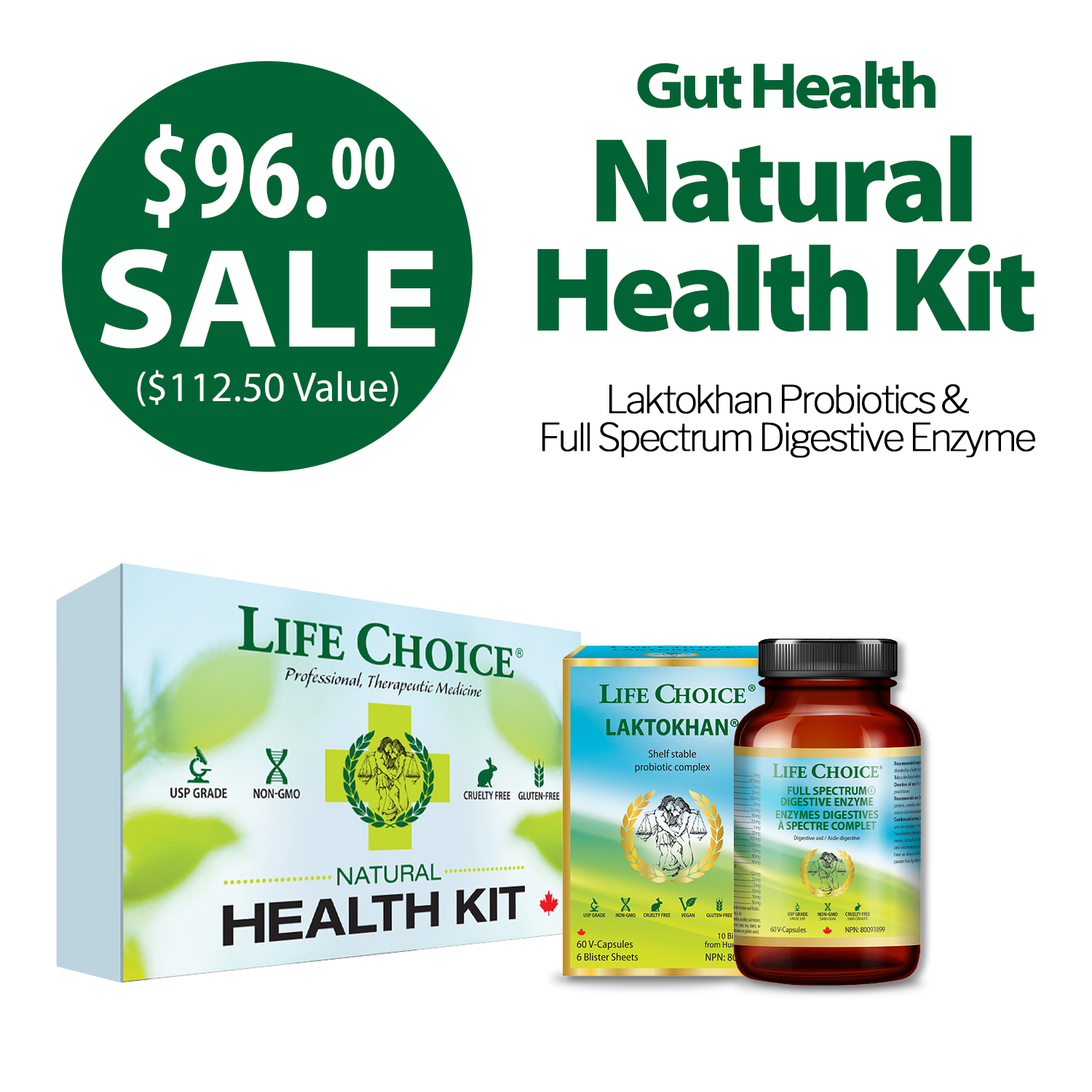 Health Kit Bundle: Total Gut Health – Life Choice Ltd.