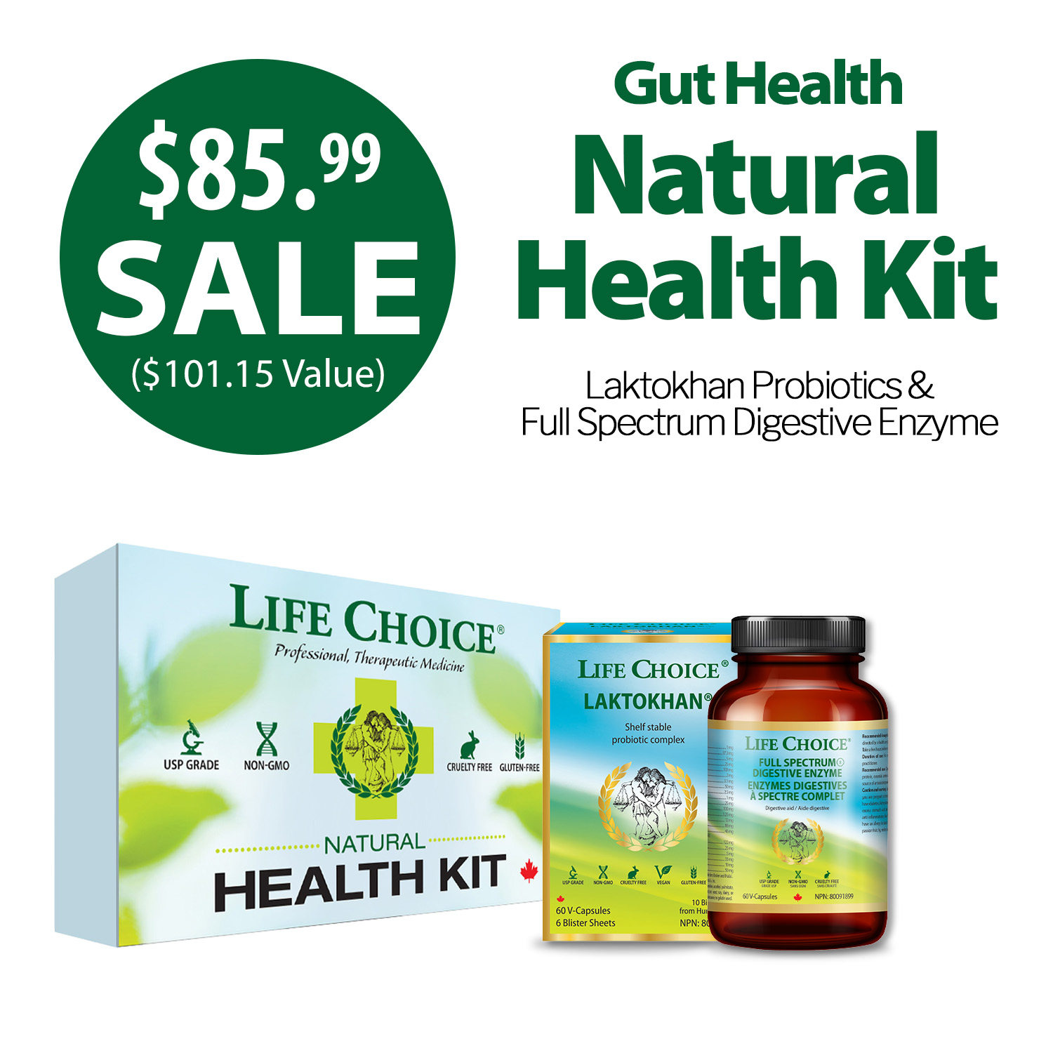 Health Kit Bundle: Total Gut Health